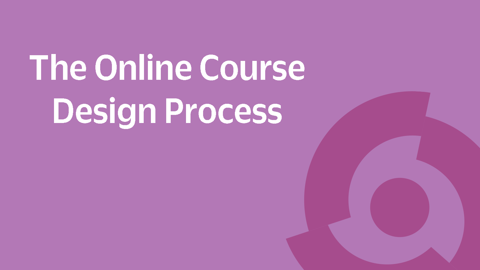 Online Course Development: A Roadmap | Center for Advancing Teaching ...