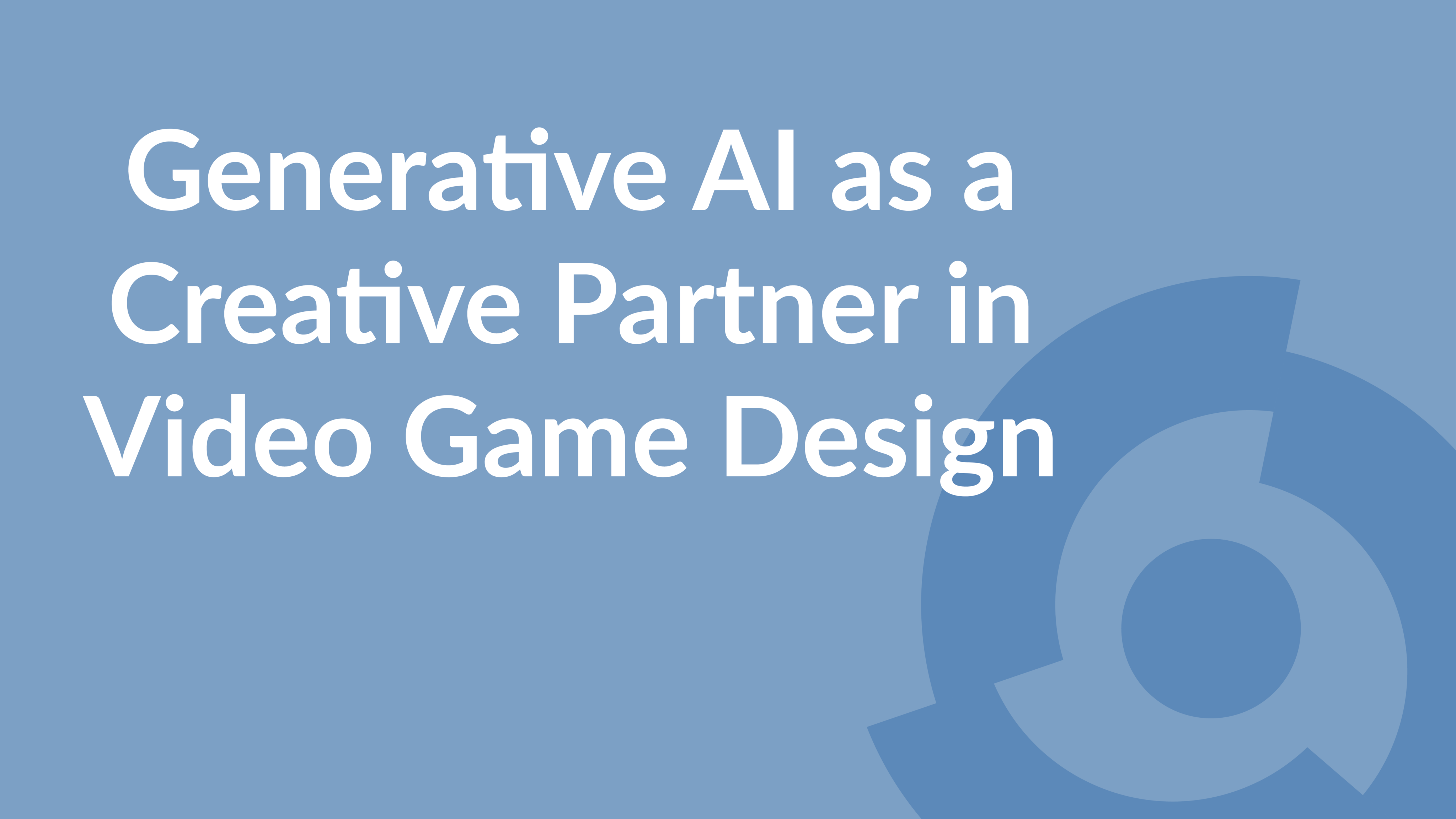 Generative AI as a Creative Partner in Video Game Design