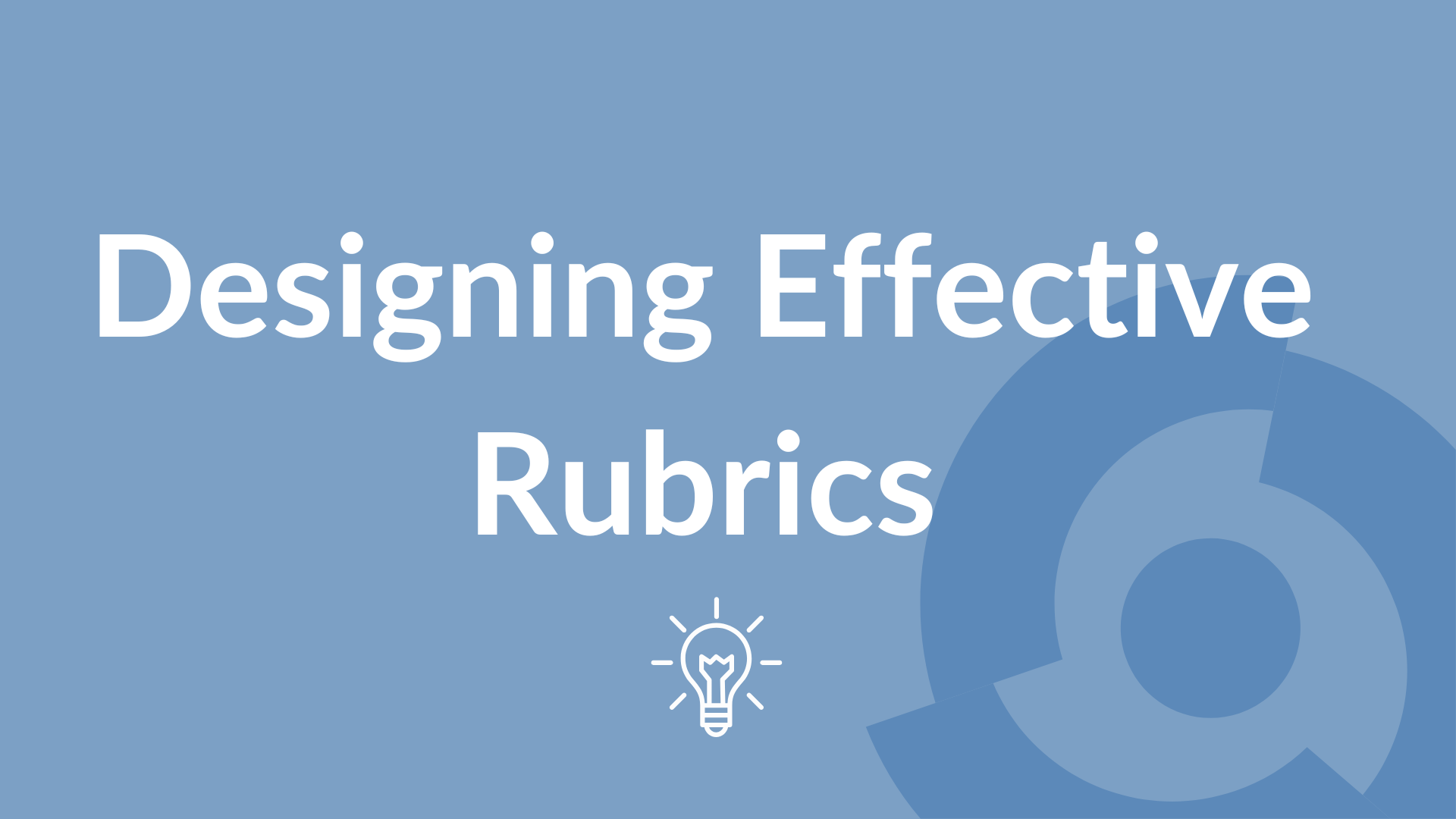Designing Effective Rubrics Center For Advancing Teaching And